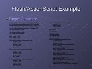 Flash ActionScript PPT