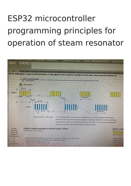 Esp32 Microcontroller Programming Principles For Operation Of Steam