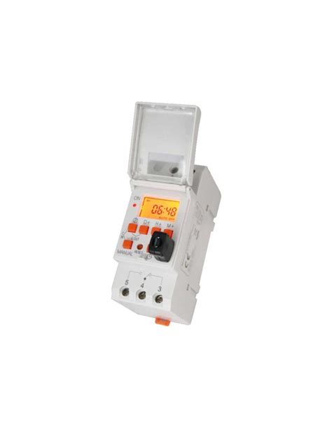 Timer Digital Programmable Memory Card Din Rail Mounted
