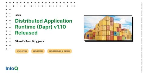 Distributed Application Runtime Dapr V110 Released Infoq