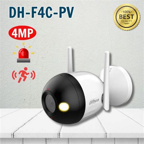 0camera Wifi Dahua Dh F4c Pv 4mp Full Color Đàm Thoại 2 Chiều Ip67 Hồng Ngoại 30m