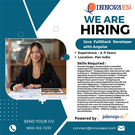 Innova Esi On Linkedin Hiringnow Javafullstackdeveloper Angular
