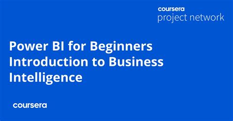 power bi for beginners introduction to business intelligence coursya