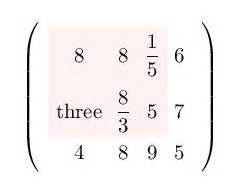 Matrices Tikz Matrix Background Color For Unevenly Sized Cells TeX LaTeX Stack Exchange