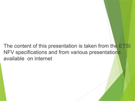Nfv Virtual Network Function Architecture Pptx Computer Networking Computing