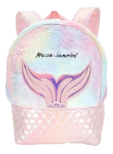 Mochila Escolar De Dibujos Animados Sirena Mochila De Pla Cuotas
