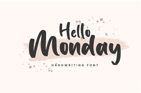 Hello Monday Regular Font Fonts U Com