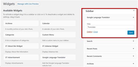 How To Add A Google Translate Button To WordPress
