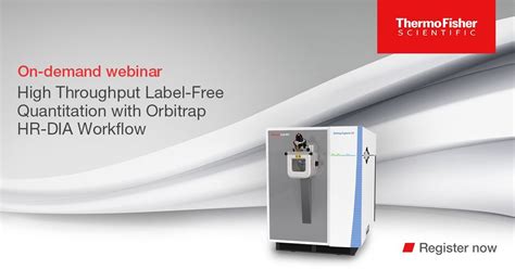 On Demand Webinar High Throughput Label Free Quantitation With