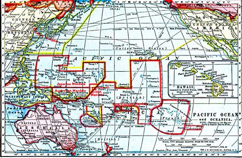 Pacific Ocean And Oceania
