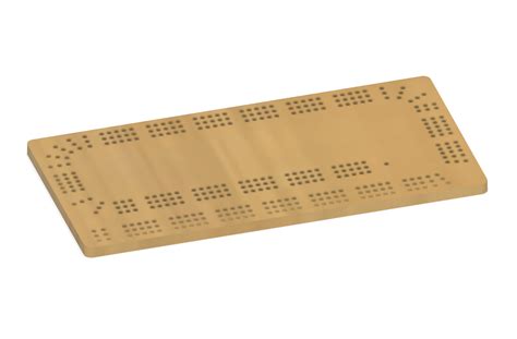 Rectangular Cribbage Board Template Laser Ready Digital Download Svg Ai Pdf Alien