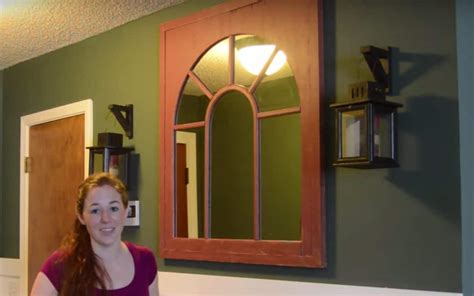 Easy Diy Window Pane Mirror Wilker Dos
