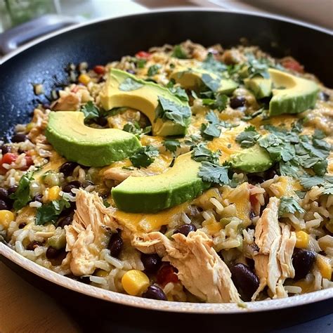 Salsa Verde Chicken And Rice Skillet