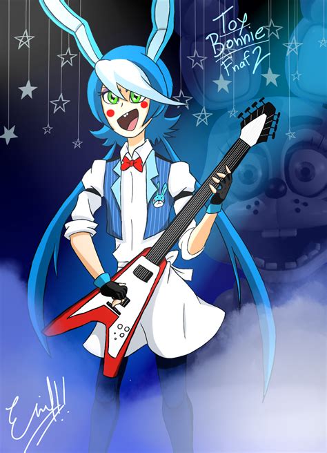 Fnaf 2 Toy Bonnie Fan Art By Emil Inze On Deviantart
