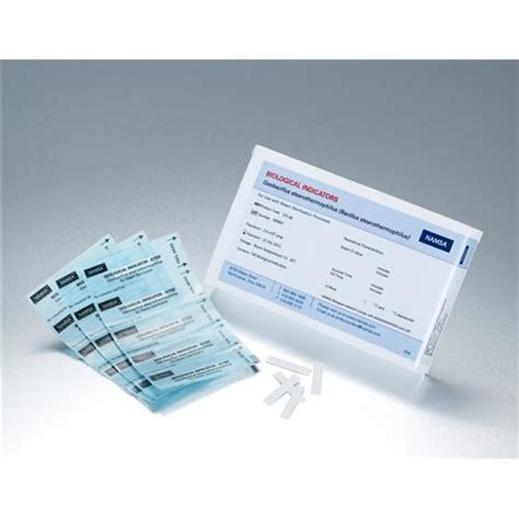 Biological Indicator Spore Strips For Monitoring Steam Sterilization Processes With Bacillus