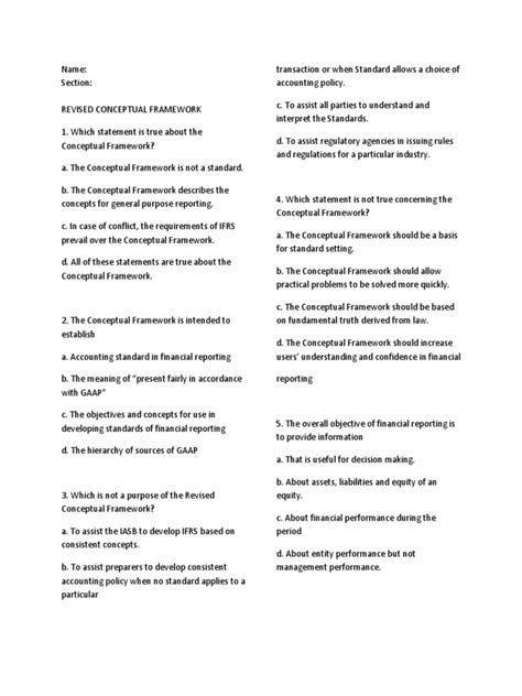 Revised Conceptual Framework Pdf