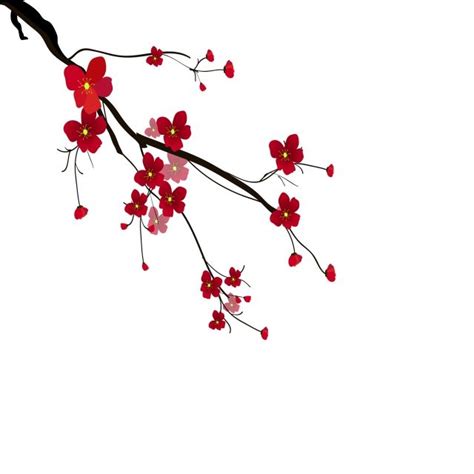 꽃 벚꽃 나무 가지와 수채화 사쿠라 프레임 배경 사쿠라 꽃 손으로 그린 Png 일러스트 및 벡터 에 대한 무료 다운로드