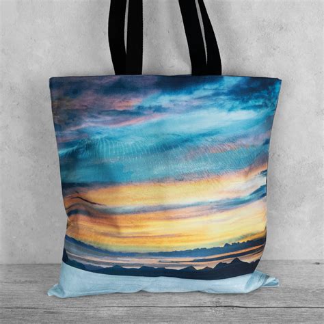 Tote Bag The Western Isles From Skye Cath Waters Scottish Landscapes