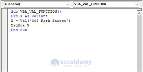 How To Use Vba Val Function In Excel Examples Exceldemy