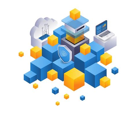 Premium Vector Security Server Analysis Technology Abstract Box