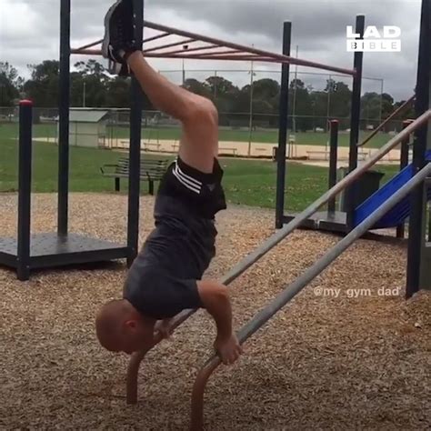 Sportbible Australia This Dad Does Gymnastics With His Daughter Facebook Gymnastics Skills
