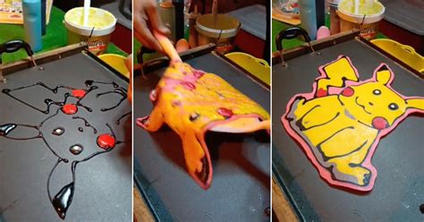 Abang Makes Pancakes Out Of Your Favourite Cartoon Characters At Stall