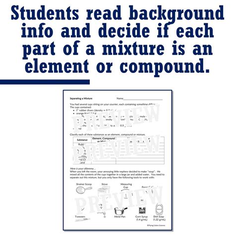 Classifying Matter Activity Make A Plan To Separate A Mixture Flying Classifying Matter Activity Make A Plan To Separate A Mixture Flying