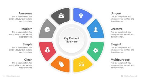 Circular Stages Infographics PowerPoint Template Designs SlideGrand