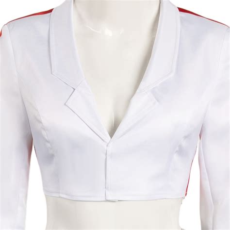 Tv Fallout Nuka Girl Women White Outfit Cosplay Costume Outfits Hallow