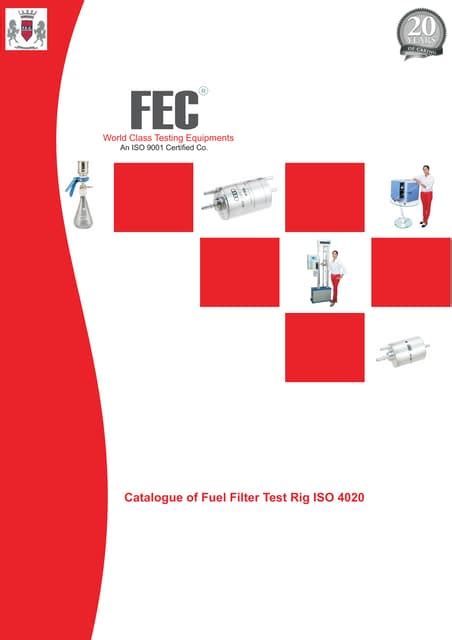 Fuel Filter Test Rig Pdf