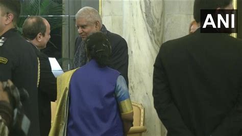 Vice President Jagdeep Dhankhar Calls On Egyptian President Abdel