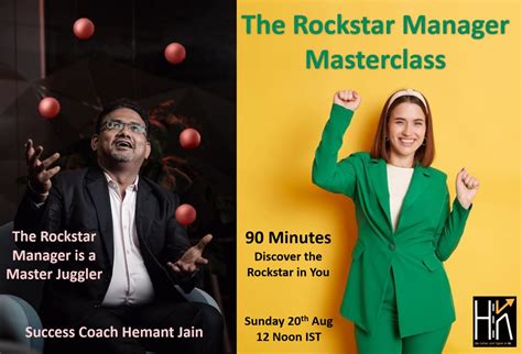 Hemant Jain Success Coach On Linkedin Manager Unicorn Juggler Rockstarmanager Masterclass…
