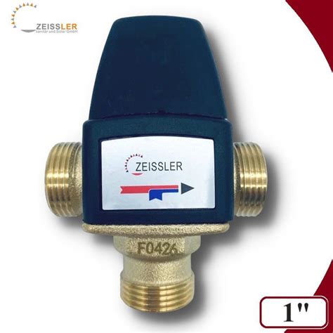 Термостатический смесительный клапан 1" ZEISSLER, (35-60, Kvs-1,6 ...