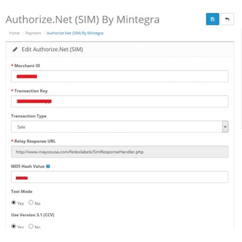 OpenCart Authorize Net SIM Payment Gateway For Opencart