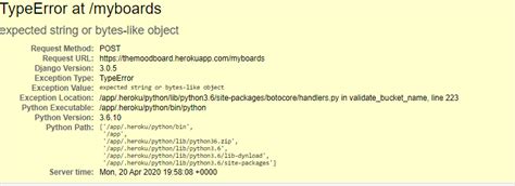 S3 Validating Bucket Error While Uploading File Rdjango