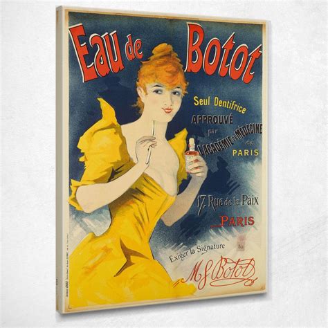 Botot Water Jules Chéret Canvas Print