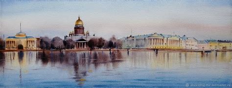 Картины: Вечерняя панорама Санкт-Петербурга в интернет-магазине Ярмарка ...