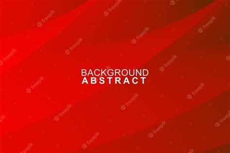 Premium Vector Abstract Background With Red Color Wave Style