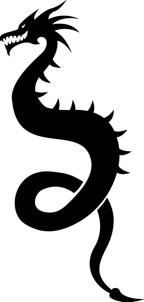 Clipart Dragon Silhouette