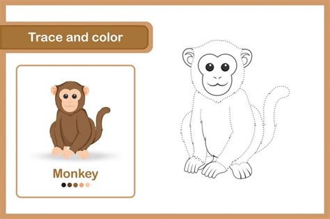 미취학 아동을위한 워크 시트 그리기 프리미엄 벡터