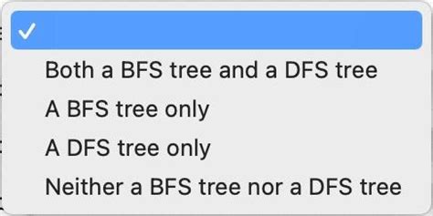 Solved Consider The Following Graphs And Trees Each Rooted Chegg