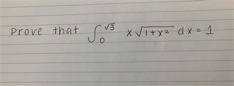 Solved V Prove That So XV Dx Chegg Com