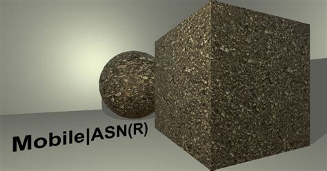 Asphalt Concrete Plaster Specified Shader Smart Mobile Edition Vfx