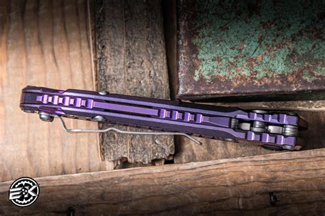 Microtech Marfione Select Ludt Gen Iii Automatic Purple Haze Anodized