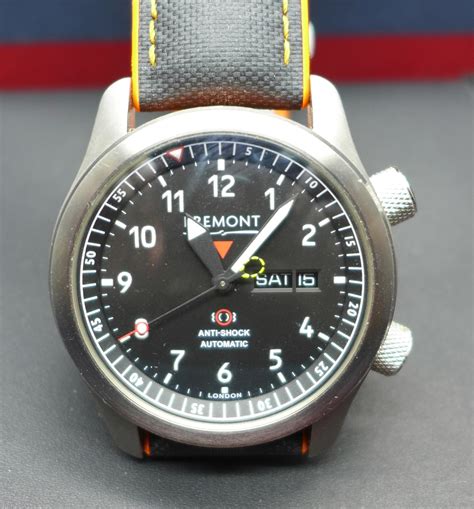 A Bremont Mbii Bk10r Martin Baker Ejection Seat Wristwatch Serial Number Mn11 9865 With Matching C