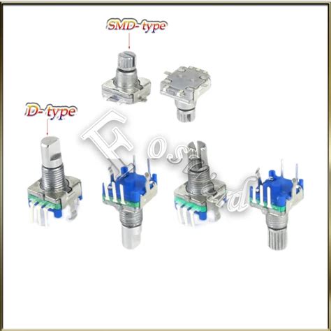 Ec11 Digital Half Axis Rotary Encoder Potentiometer With Switch 5 Pin 20mm 15mm £1 81 Picclick Uk