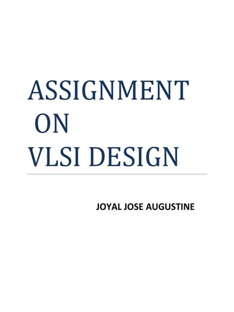 vlsi design pdf cmos logic gate