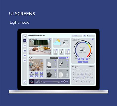 Smart Home Dashboard UI Design Dark And Light Mode On Behance