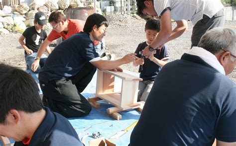 夏休み「こども木工教室」 ブログ 築地住建