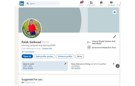 Internshipjourney Linkedinlearning Professionaldevelopment Palak